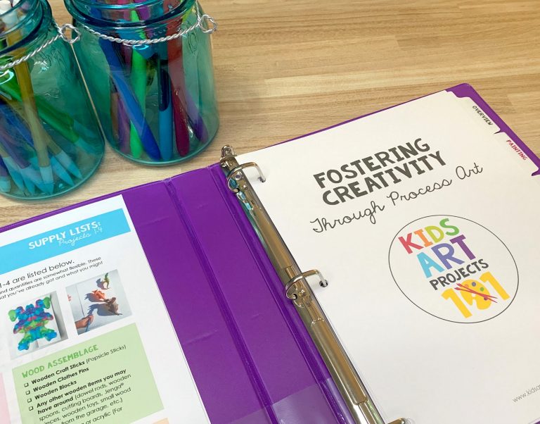 Pre-K Art Curriculum Process Art Activities - Kids Art Projects 101