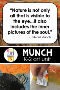 Edvard Munch Teaching Resources and Lesson Plans - Kids Art Projects 101