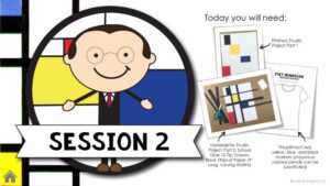 Piet Mondrian Art Project and Elementary Art Lessons - Kids Art ...