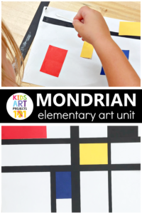 Piet Mondrian Art Project and Elementary Art Lessons - Kids Art ...