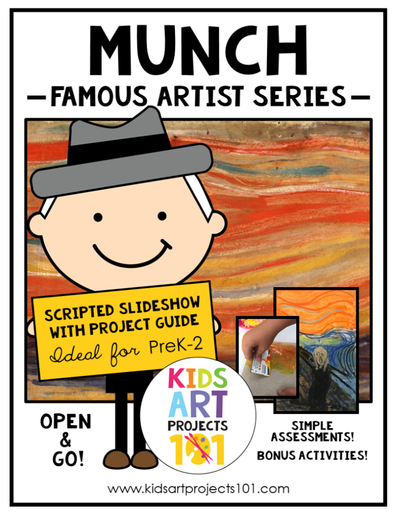 Edvard Munch The Scream Art Project and Elementary Art Lessons - Kids ...